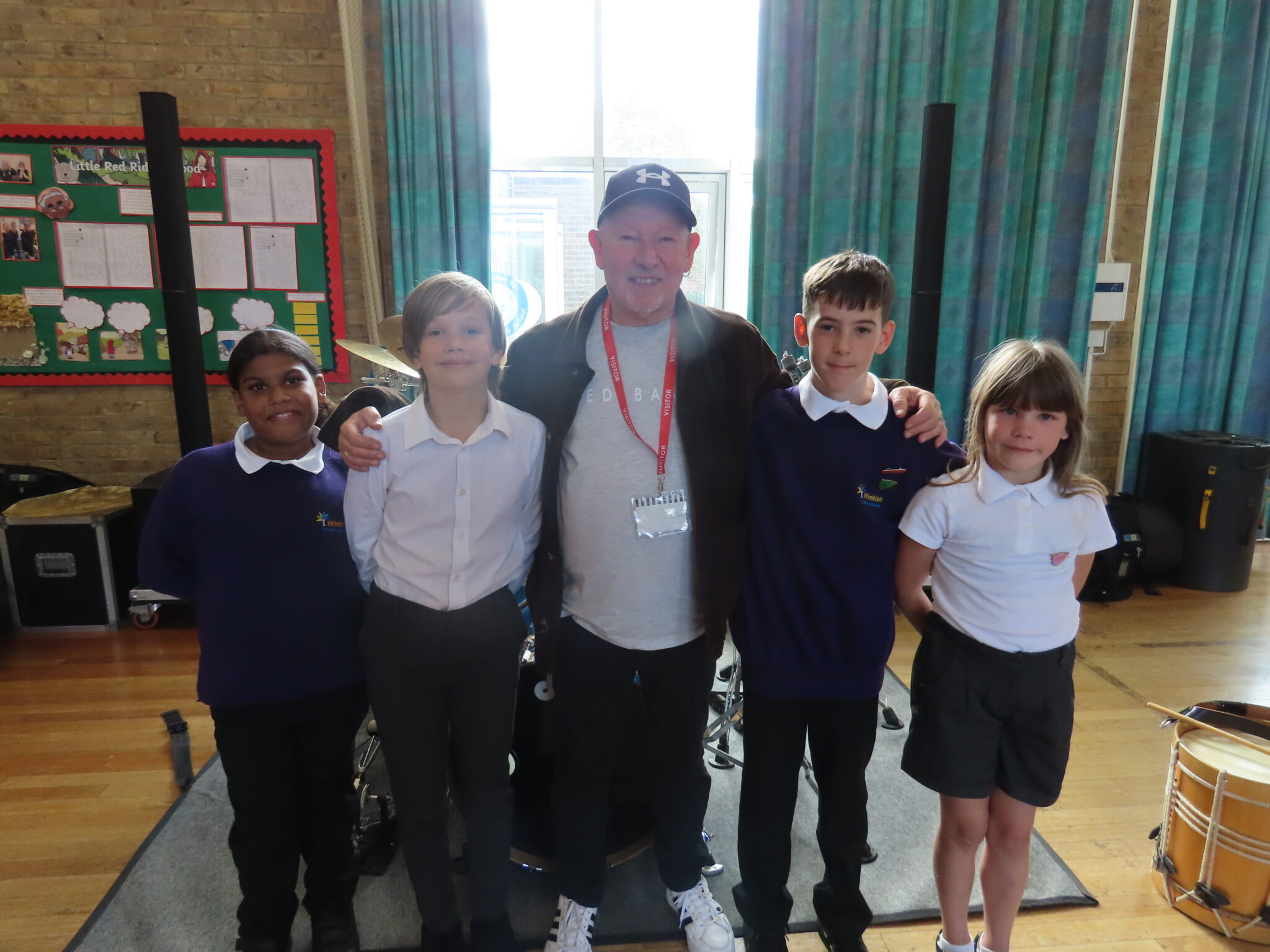 Legendary drummer inspires primary pupils with percussion masterclass ...